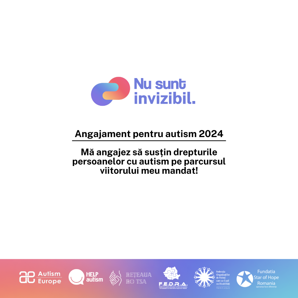 Angajament pentru autism - Nu sunt invizibil